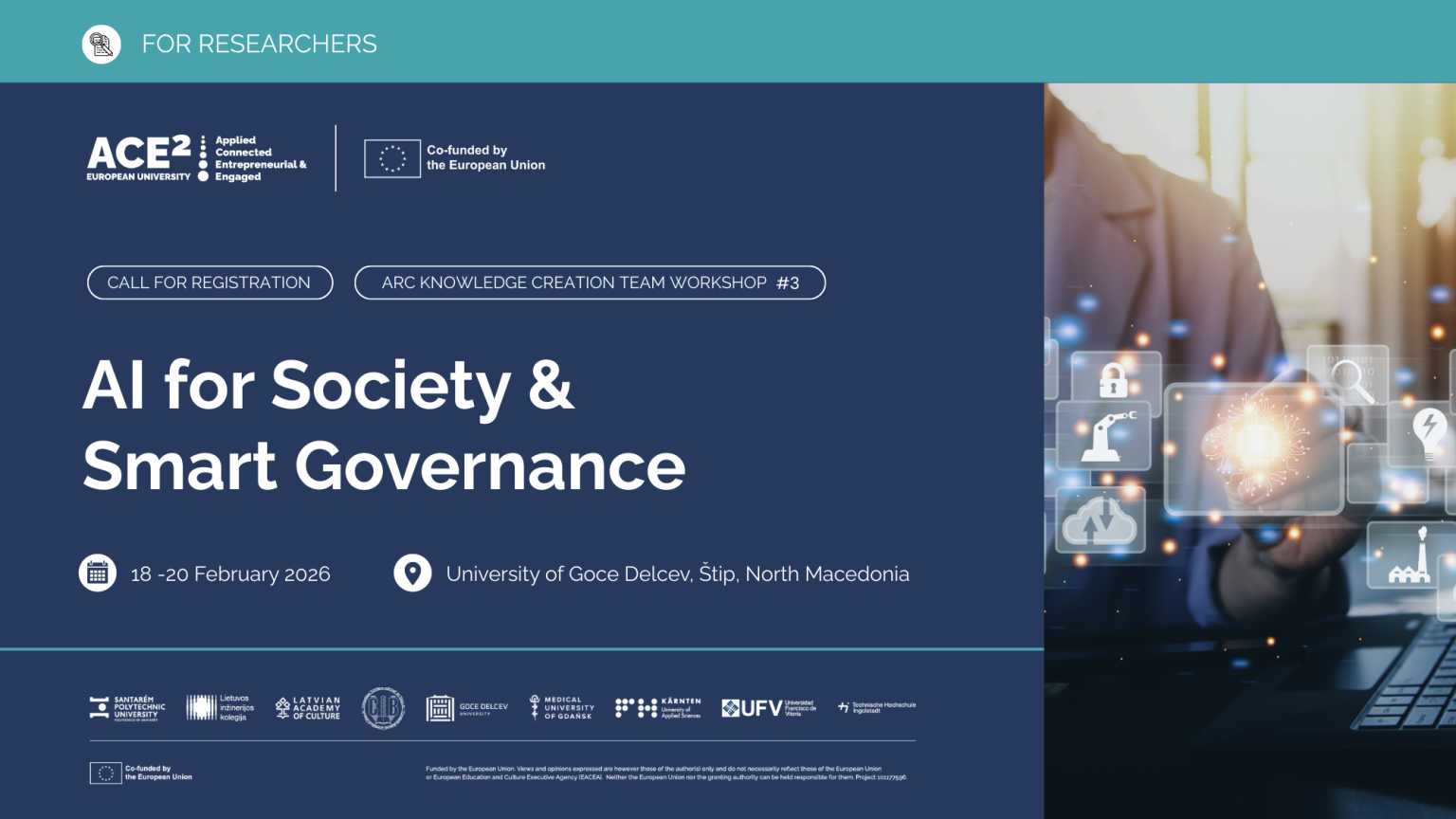 Call for Registration – Call for Registration – AI for Society & Smart ...